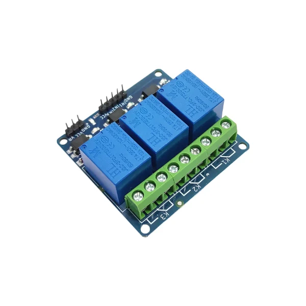 3 Channel 12V Relay Board With Optocoupler - Hacktronics