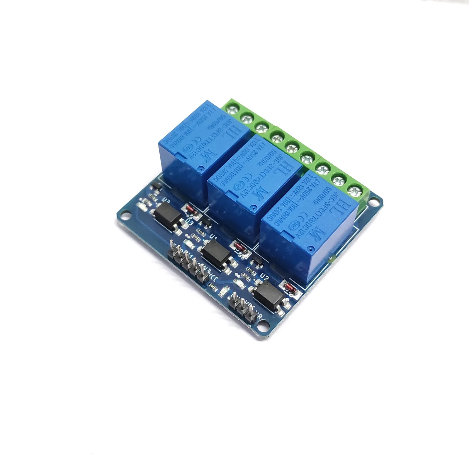 3 Channel 12V Relay Board With Optocoupler - Hacktronics