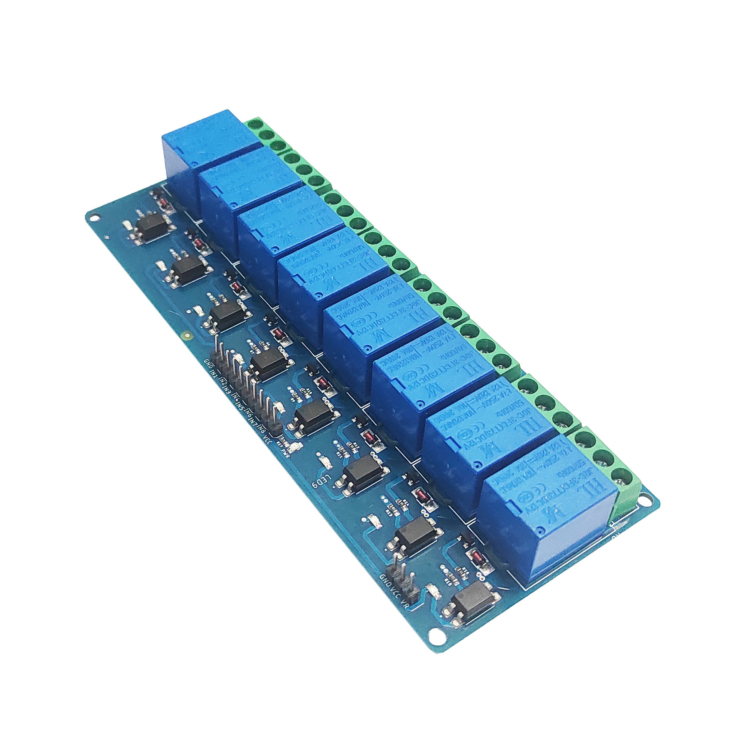 8 Channel 12V Relay Board - Hacktronics