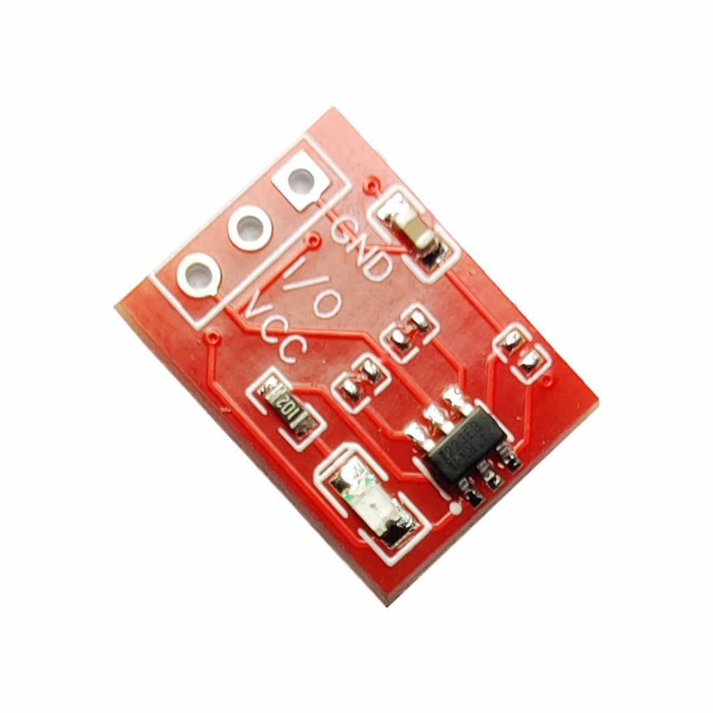 TTP223 Touch Sensor Module Red - Hacktronics