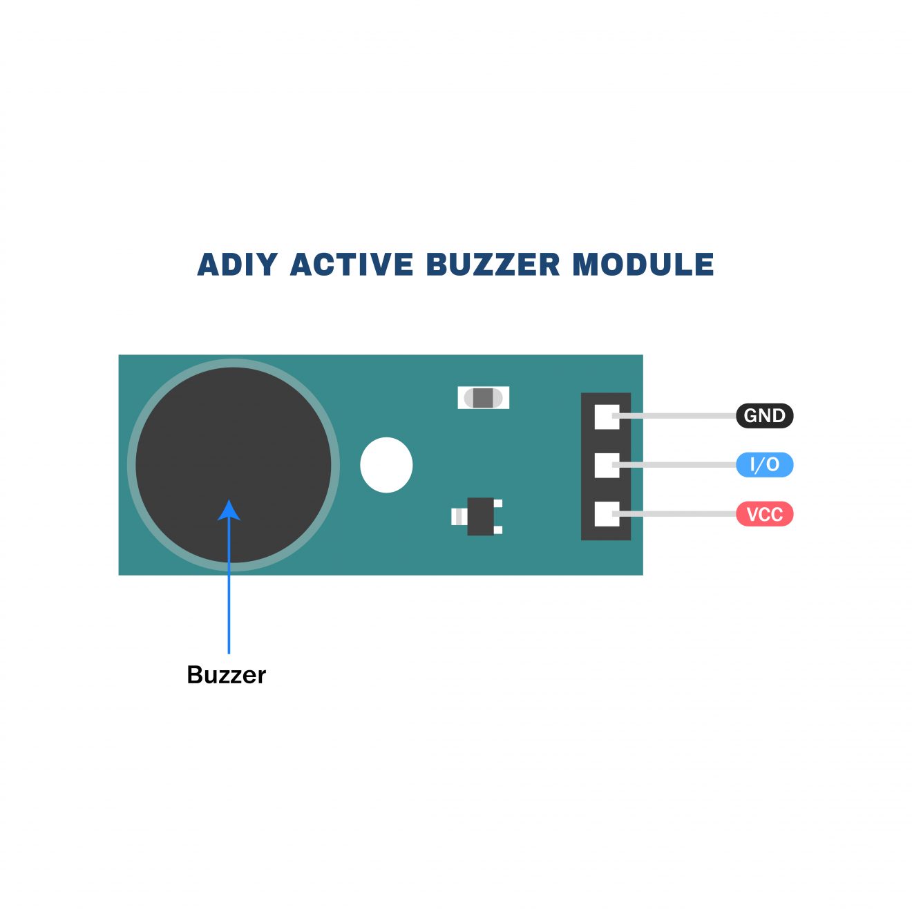 Active Buzzer Module - Hacktronics