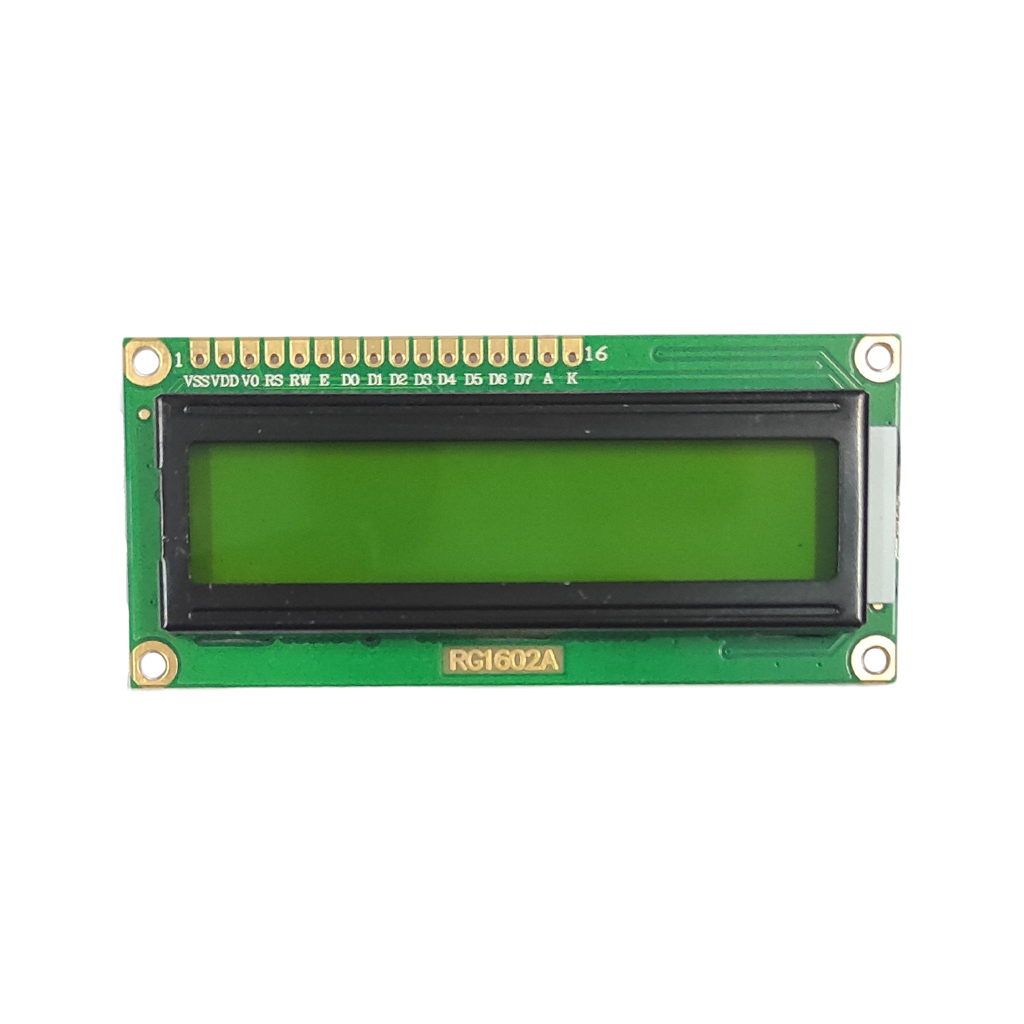 16x02 3.3V Compatible Green Color LCD Display - Hacktronics