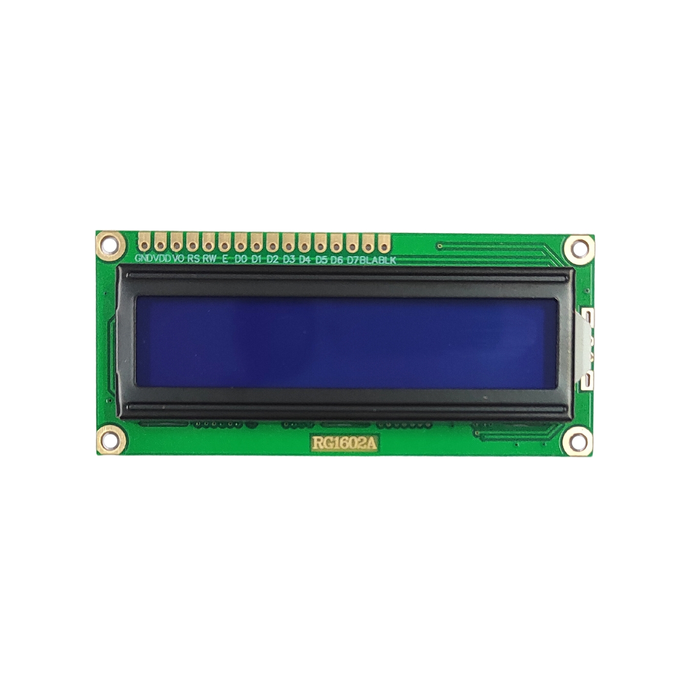 16x02 3.3V Compatible Blue Color LCD Display - Hacktronics