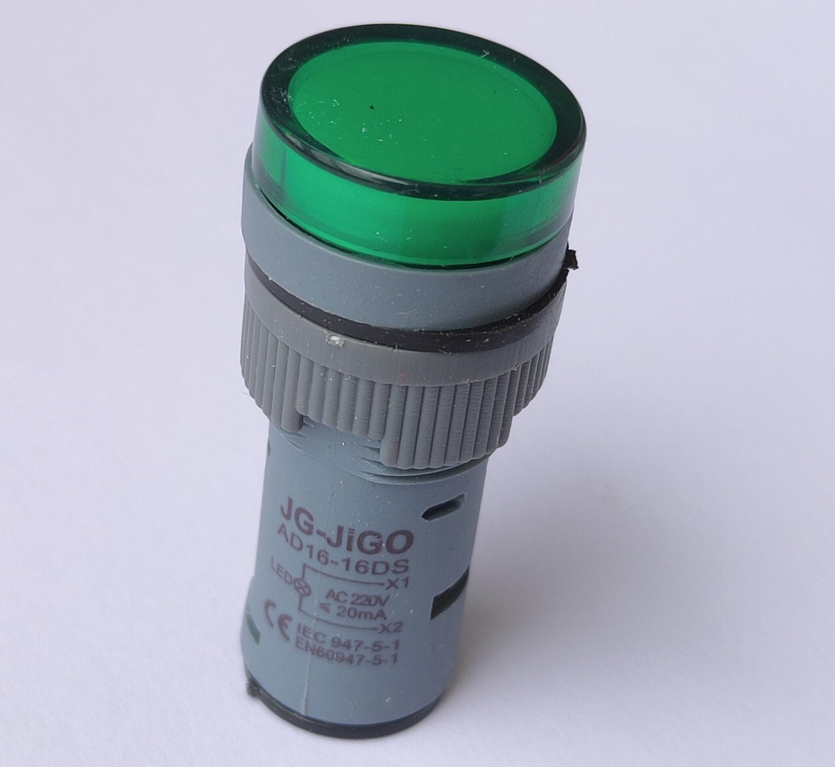 16MM Dia 220V Green Colour Panel Mount LED Light Indicator AD16-16DS ...