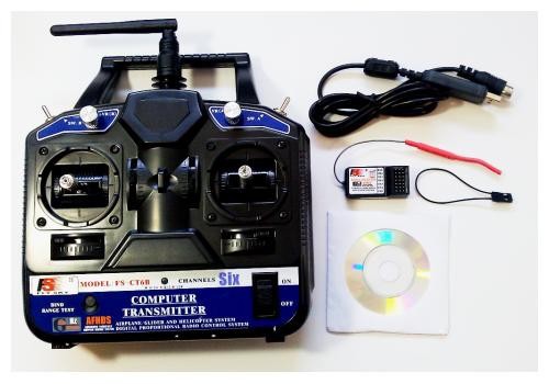 2.4G FlySky FS-CT6B 6-Channel Transmitter + Receiver (R6B) - Hacktronics