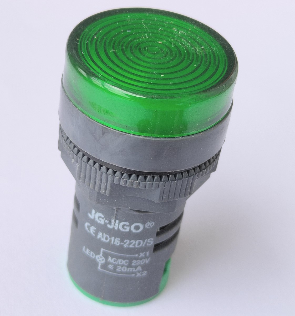 22MM Dia 220V Green Colour Panel Mount LED Light Indicator AD16-22DS ...