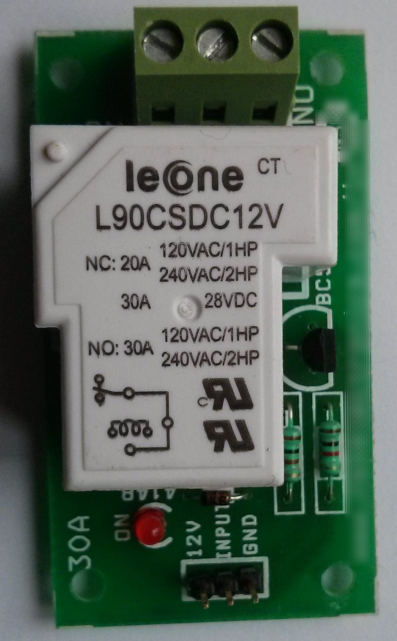 30 Amps Single Channel Relay Module - Hacktronics