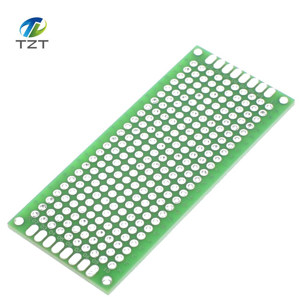 3x7cm Tin Spray Double Sided Solderable FiberGlass Perf Board PCB with ...