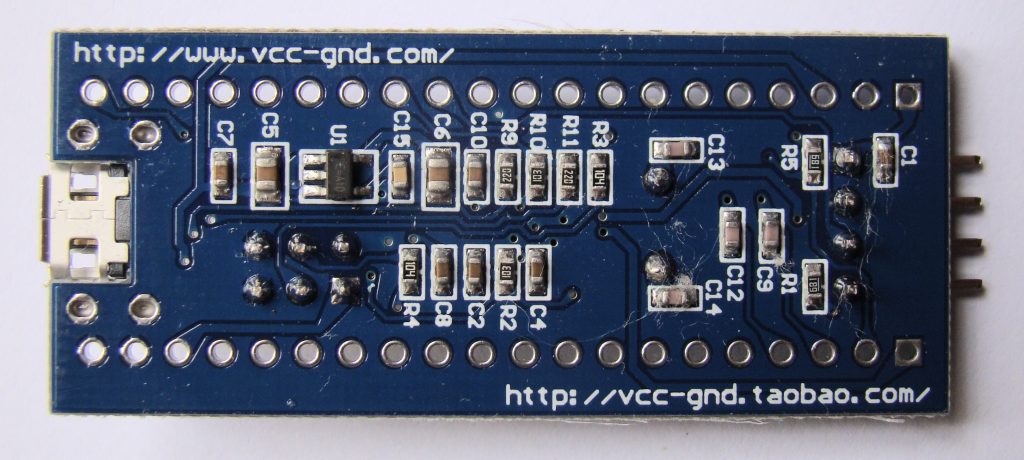 Blue Pill STM32F103C8T6 ARM STM32 Pre Solder Header Pins Minimum System ...