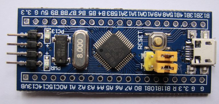 Blue Pill STM32F103C8T6 ARM STM32 Pre Solder Header Pins Minimum System Development Board Module ...