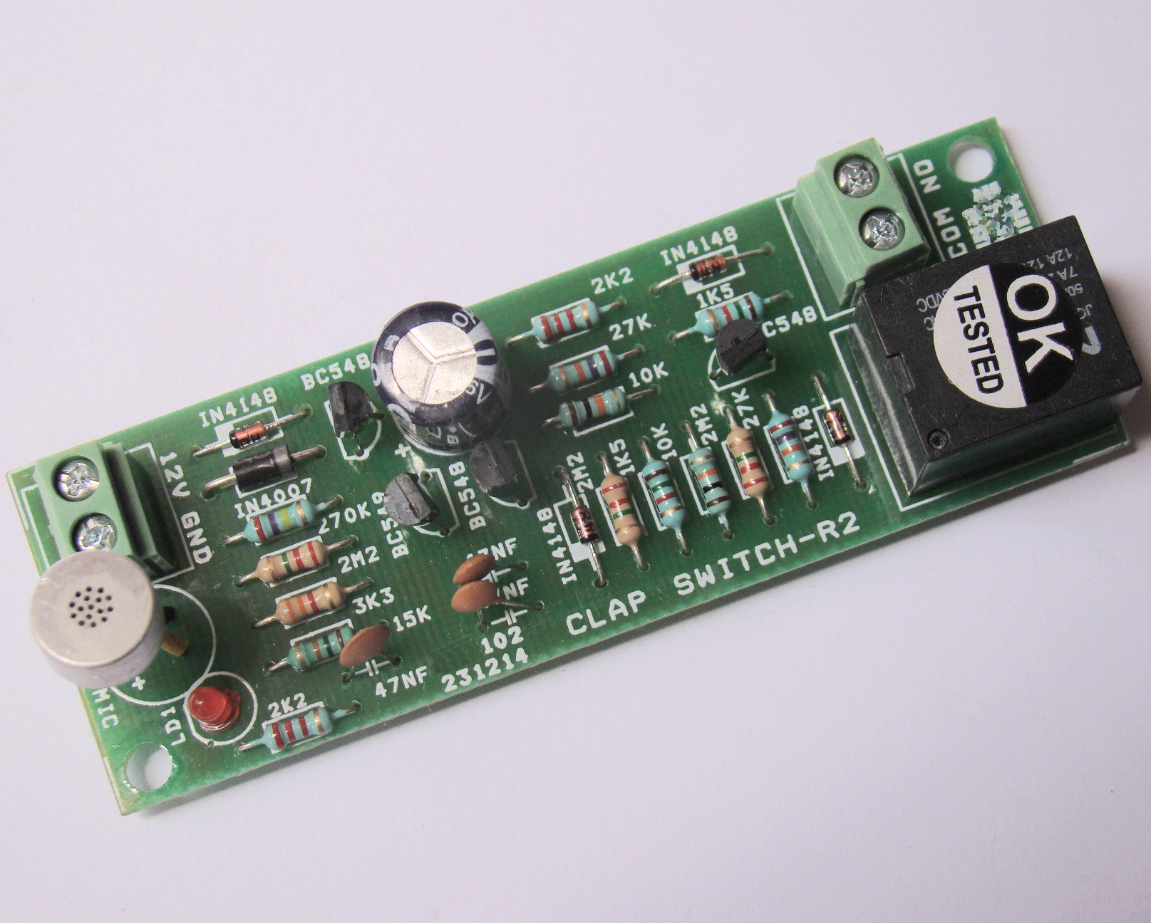 Clap Switch: Sound Operated Device Control - Hacktronics Clap Switch: Sound Operated Device Control - Hacktronics