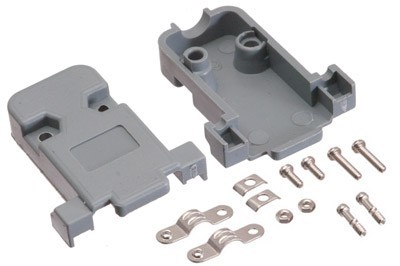 DB9 RS232 Male Female Hood Solder Plug Connector Assembly Shell Cover ...