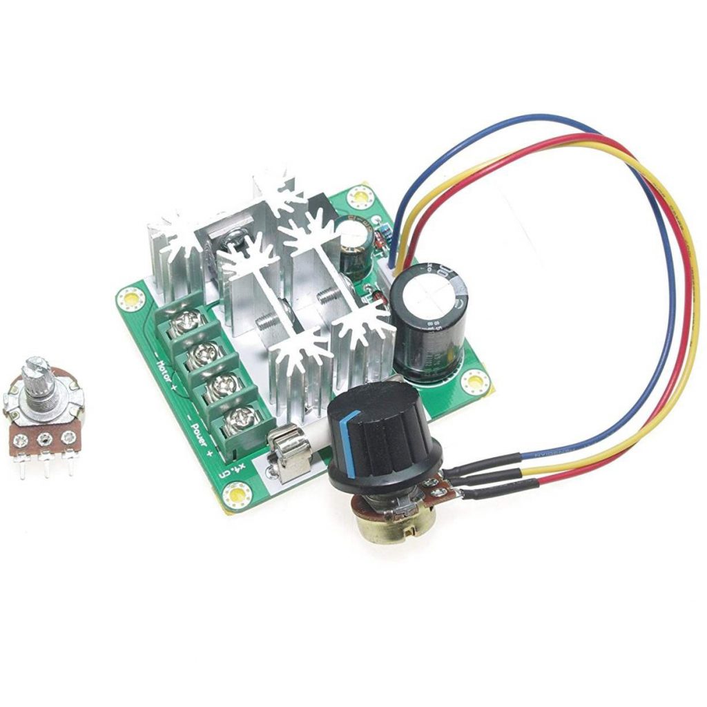 DC Motor Governor PWM Variable Speed Control Switch 6V-90V 15A - Hacktronics