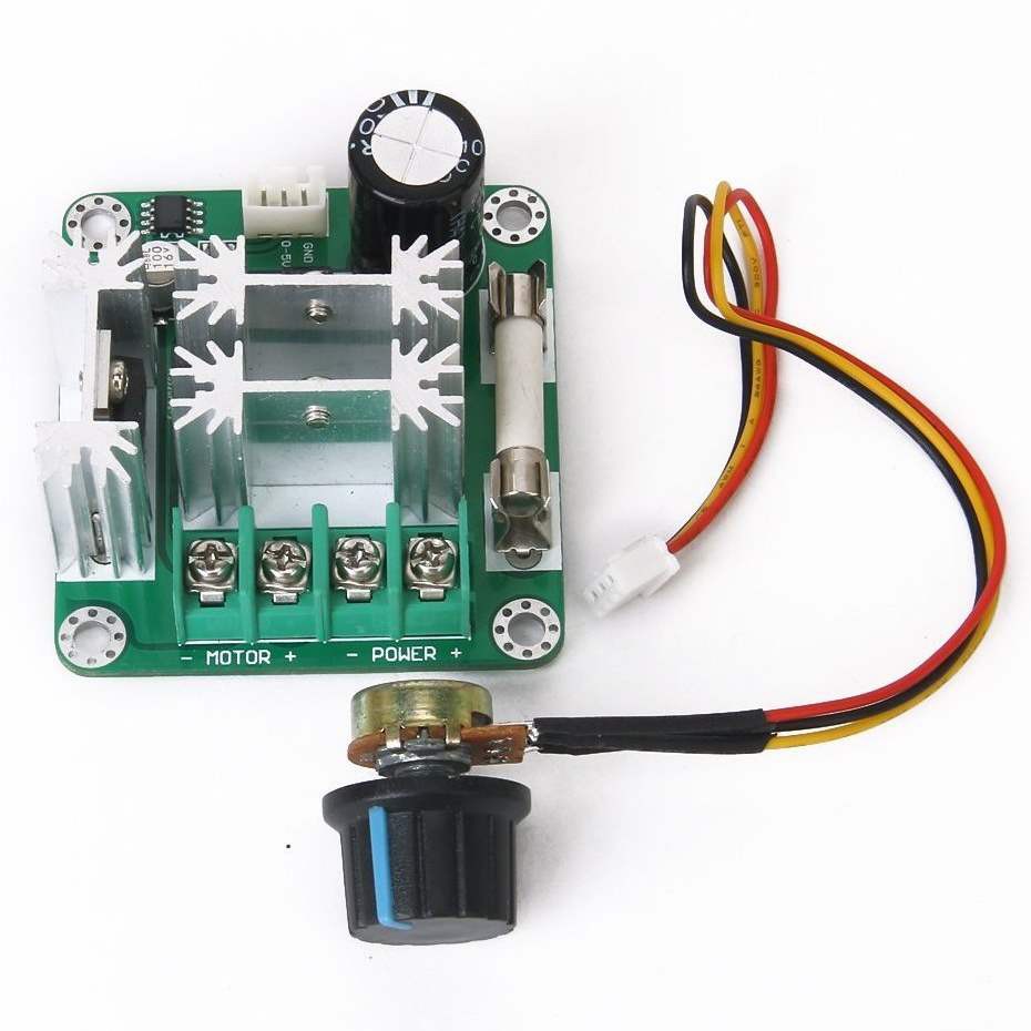 DC Motor Governor PWM Variable Speed Control Switch 6V-90V 15A - Hacktronics