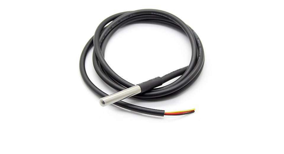 DS18B20 DS18S20 Waterproof Digital Thermal Sensor Probe - Hacktronics