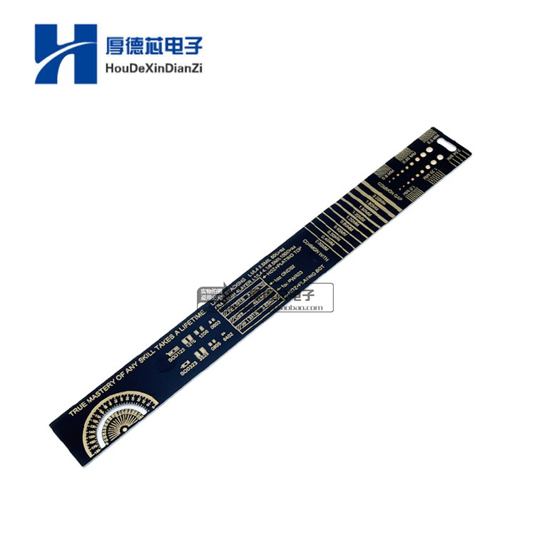 Engineering Ruler 25CM Immersion Gold PCB Measuring Angle Ruler ...