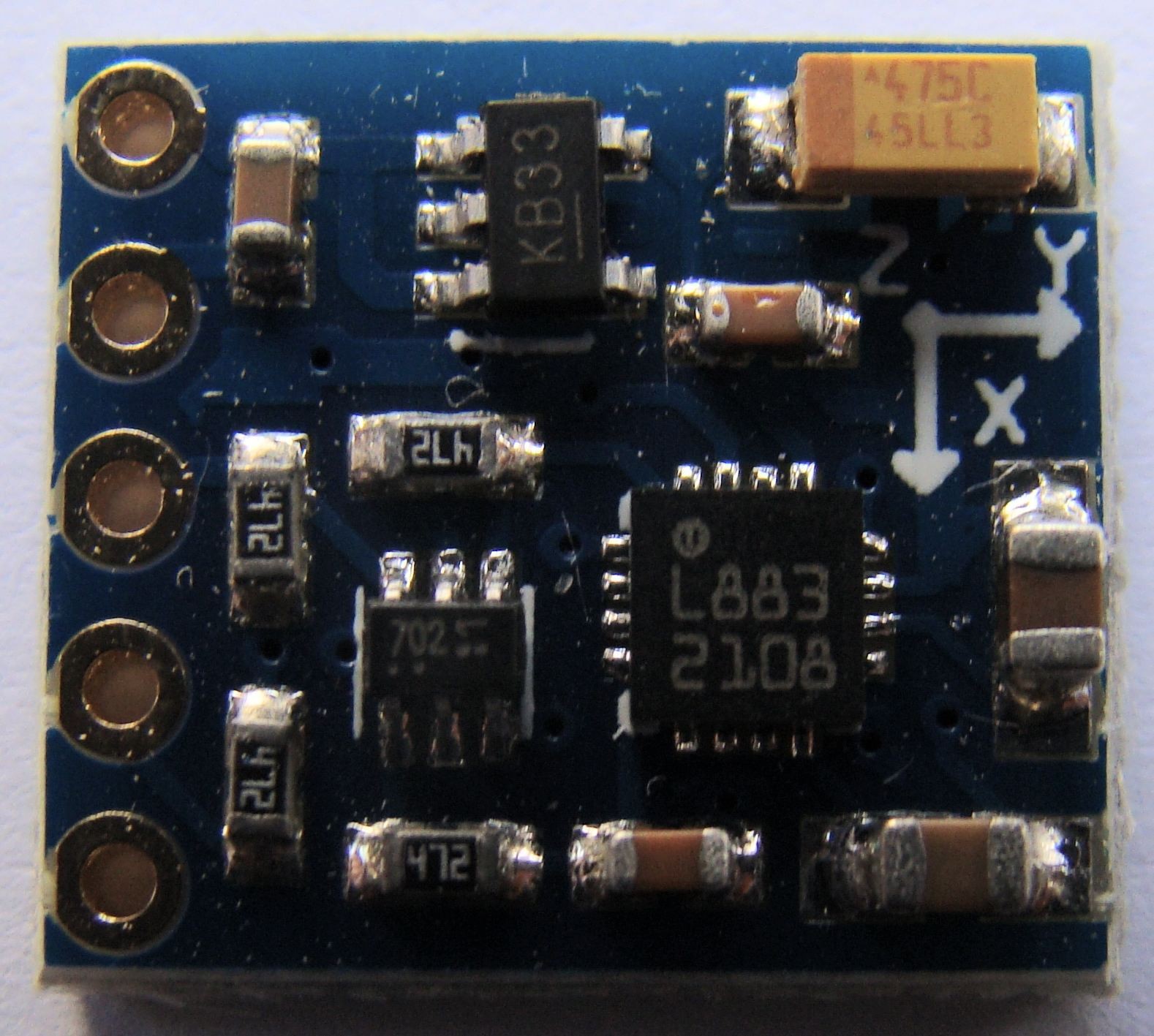 HMC5883L 3V-5V Triple Axis Compass Magnetometer Sensor Module - Hacktronics