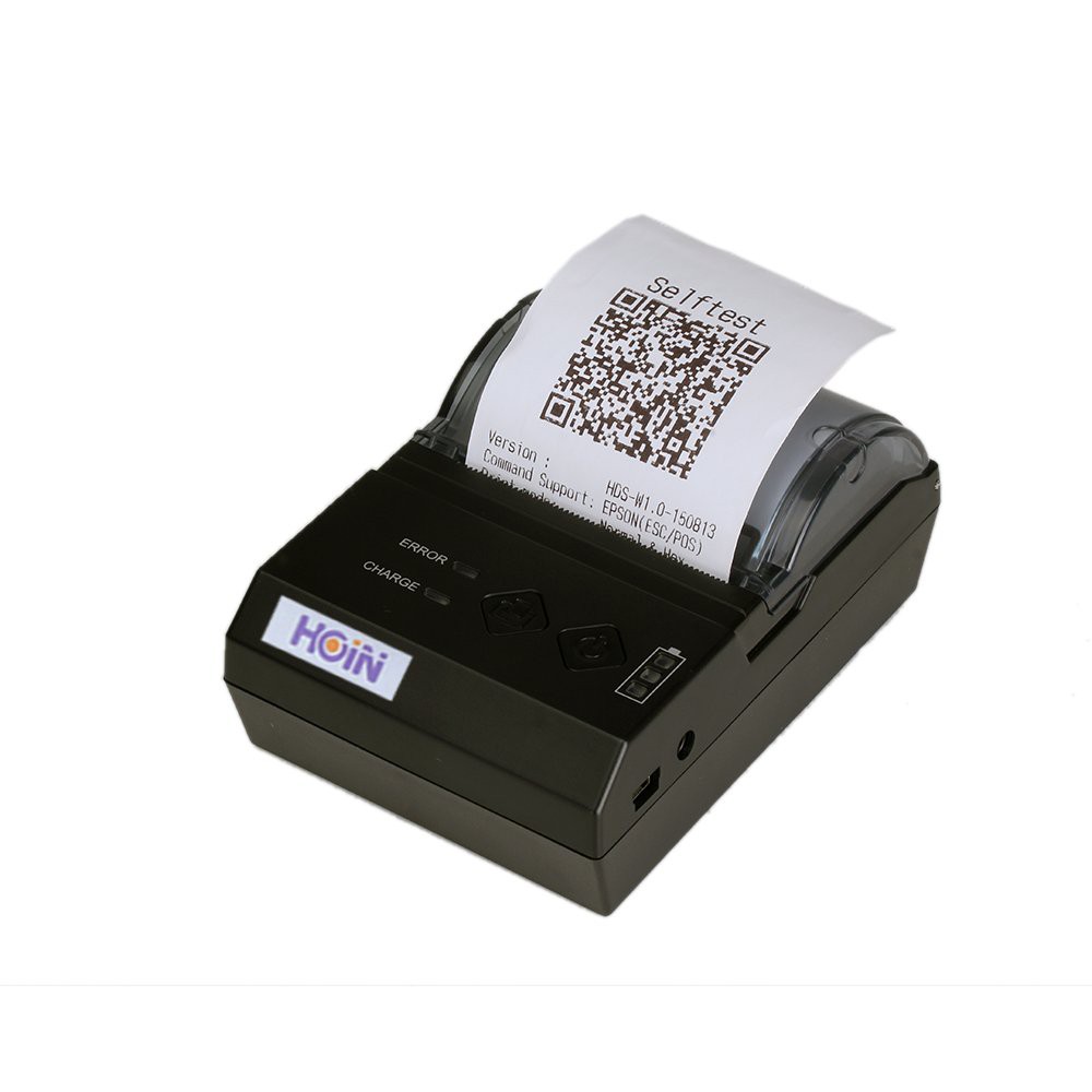 HOP E200 58MM Portable Bluetooth Thermal Receipt Printer USB + BT ...
