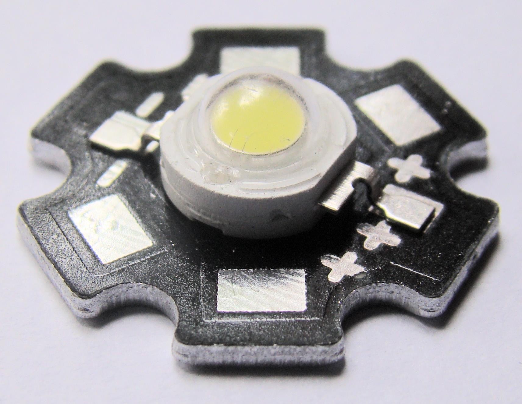 LED Aluminum Plate LED Light Fittings with 1 Watt LED - Hacktronics