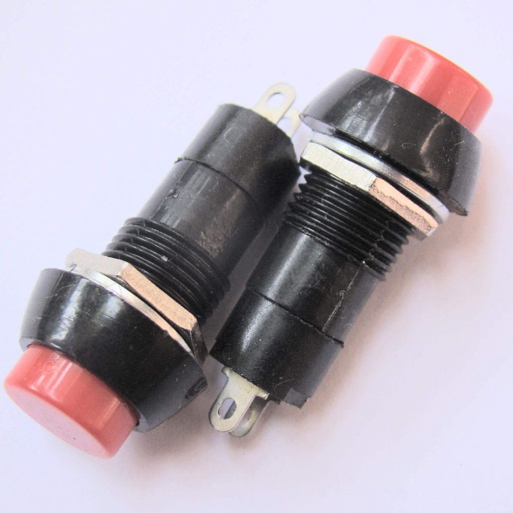 Large Panel Mount Momentary Tactile Push Button Switch - Hacktronics