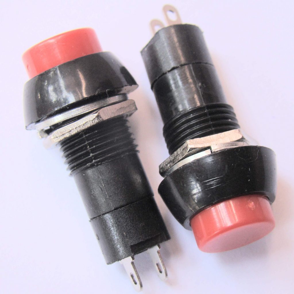 Large Panel Mount Momentary Tactile Push Button Switch - Hacktronics