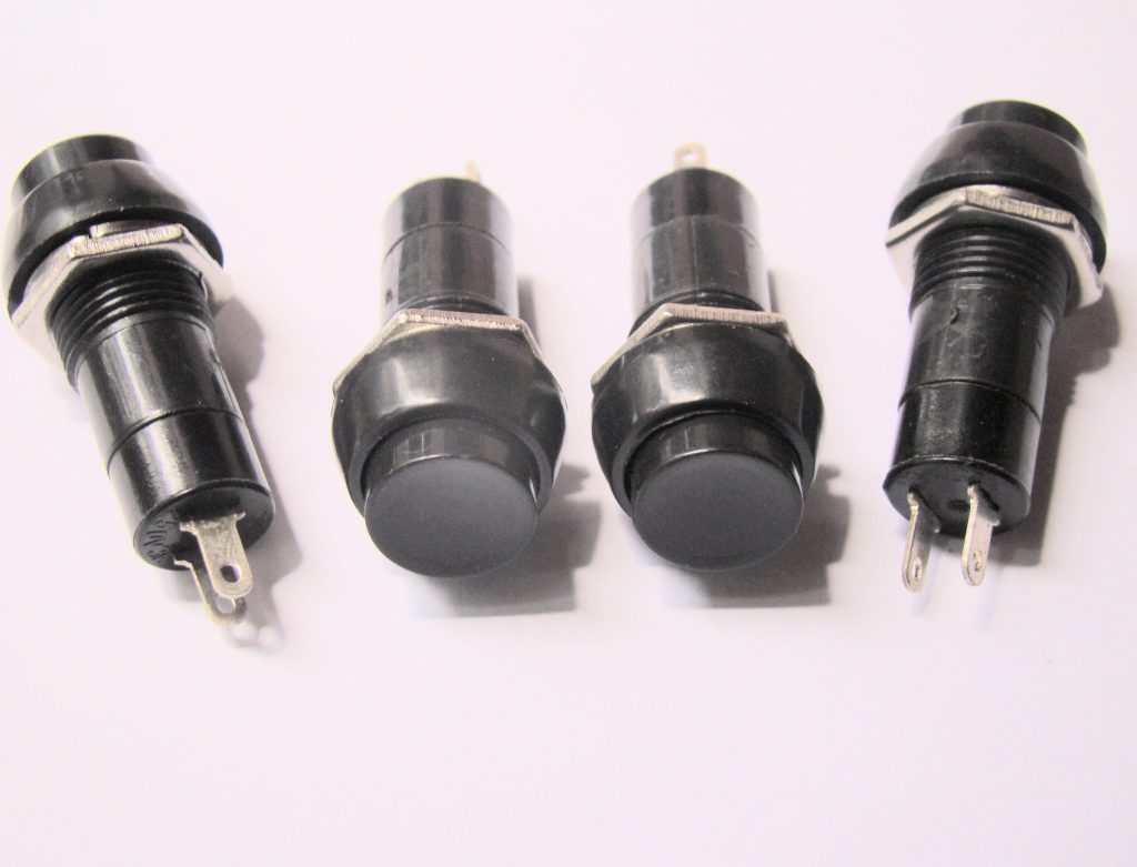 Large Panel Mount Momentary Tactile Push Button Switch - Hacktronics
