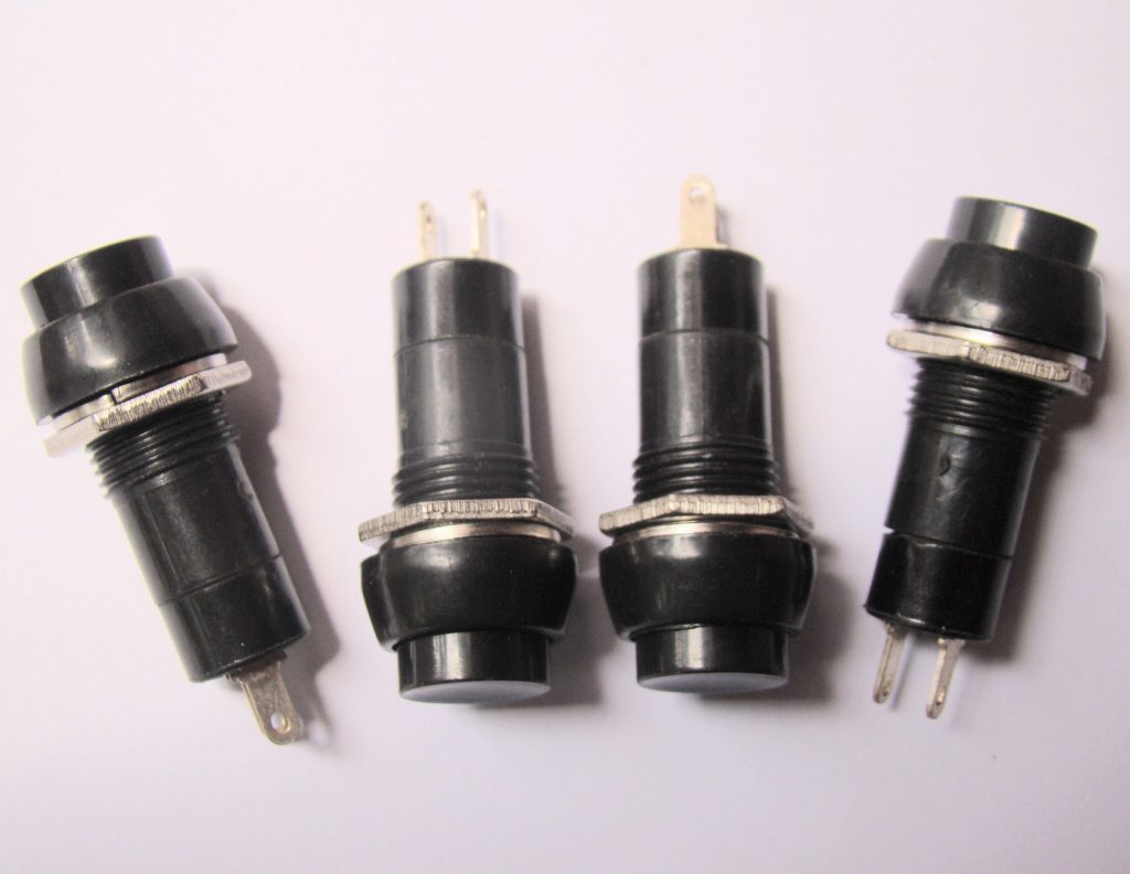 Large Panel Mount Momentary Tactile Push Button Switch - Hacktronics