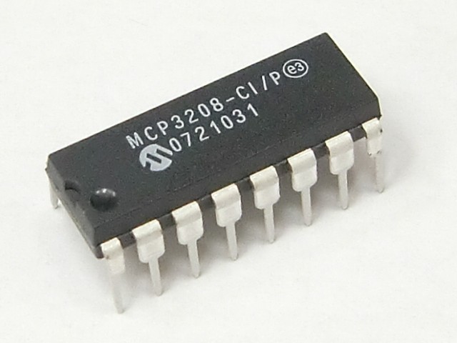 MCP3208 12-bit Analog-to-Digital Converter (ADC) - Hacktronics