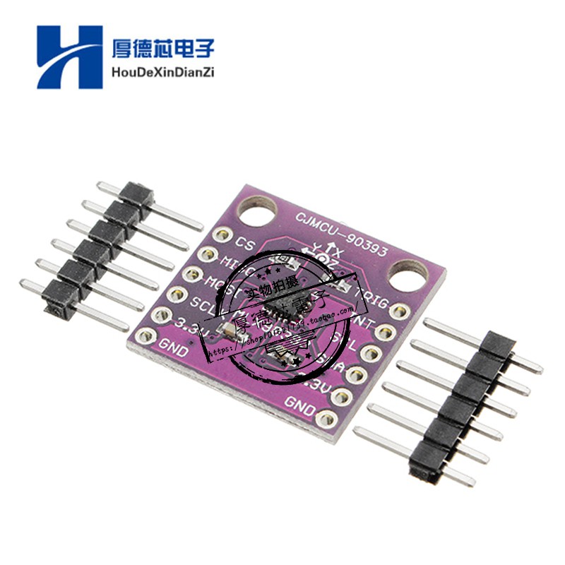 MLX90393 Digital 3D Hall Sensor Displacement Angle Rotation 3D Position - Hacktronics