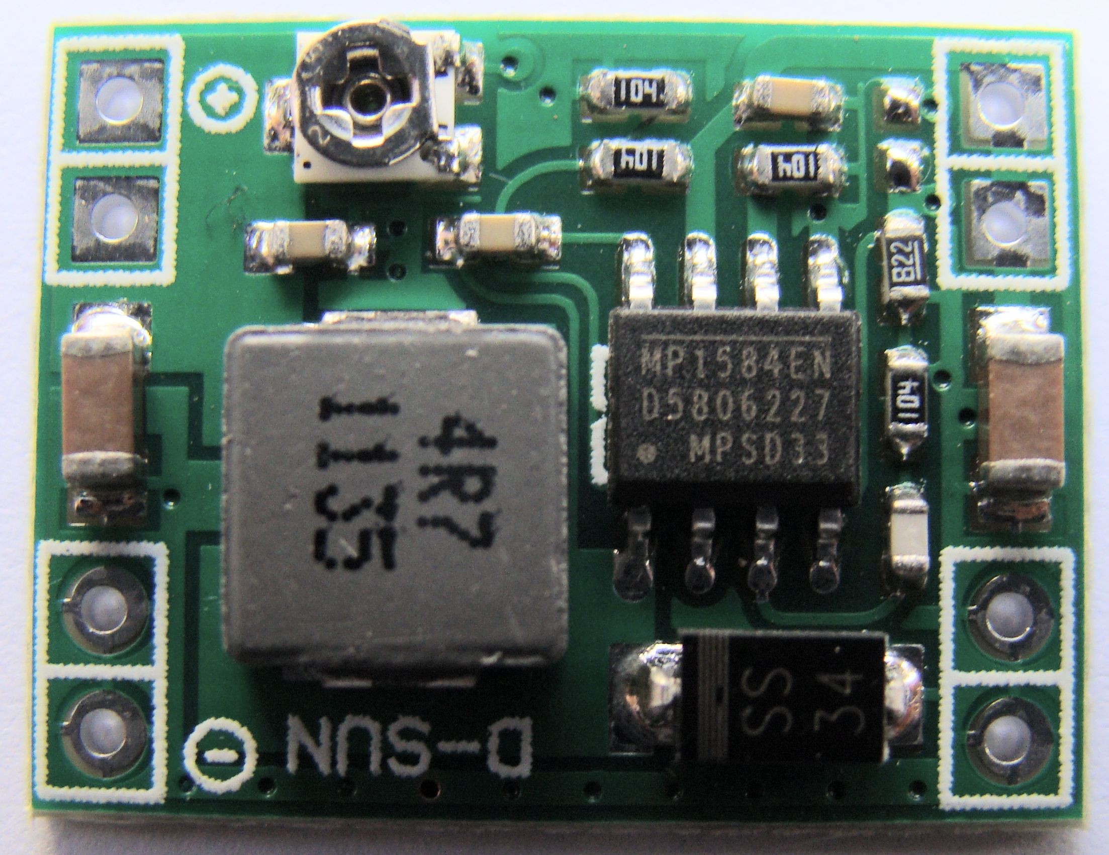 MP1584EN Mini 3A DC-DC Converter Adjustable Step down Power Supply ...