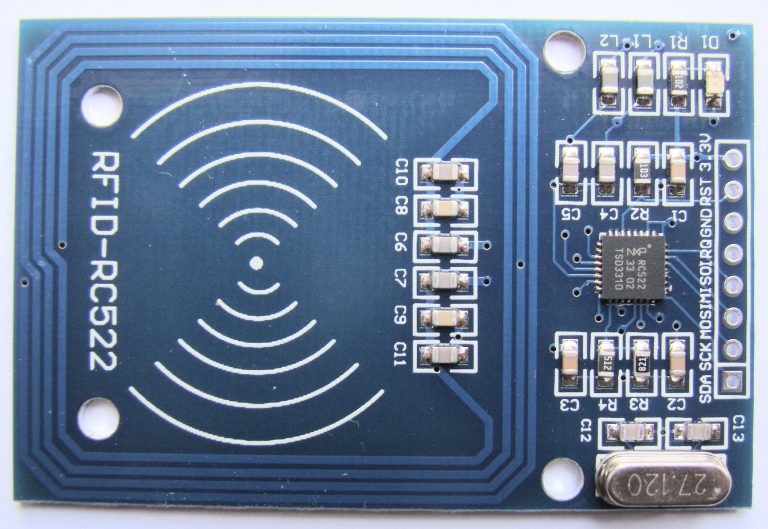 Mifare RC522 RFID Card Reader Module with RF Antenna - Hacktronics