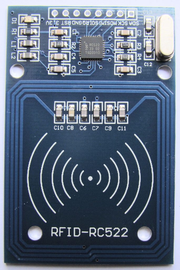 Mifare RC522 RFID Card Reader Module with RF Antenna - Hacktronics