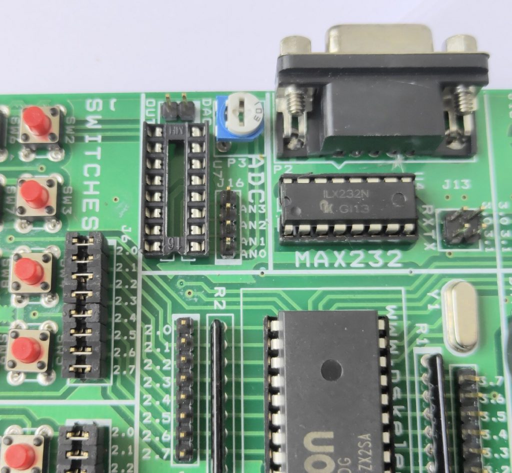 Nuvoton W78E052DDG 8051 Development Board for Learning 8051 Programming ...