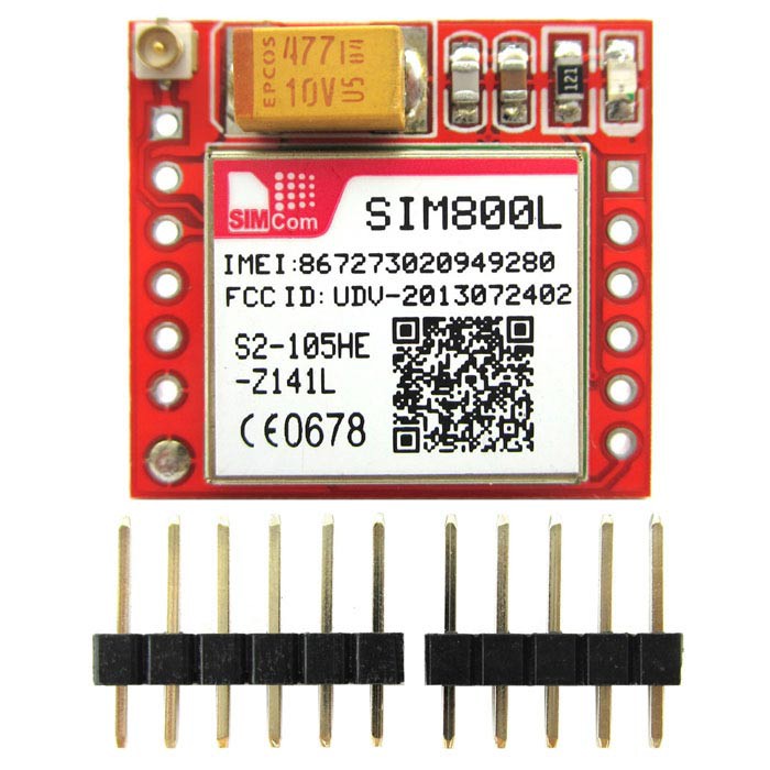 SIM800L GSM GPRS Module Adapter Board Micro SIM Card Core Breakout ...