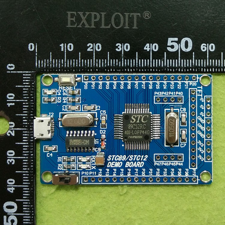 STC89C52 STC51 STC89 Core Development And Learning Minimum System Board - Hacktronics