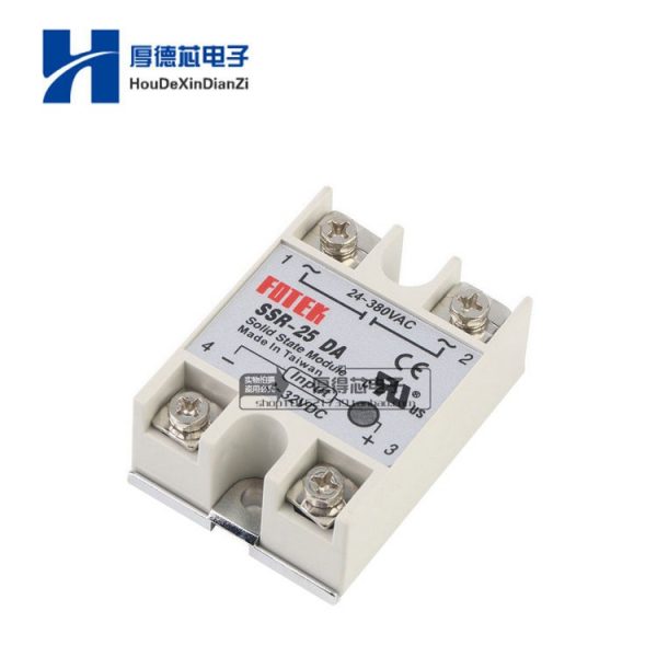 Single Phase Solid State Relay SSR 100DA DC Control AC - Hacktronics