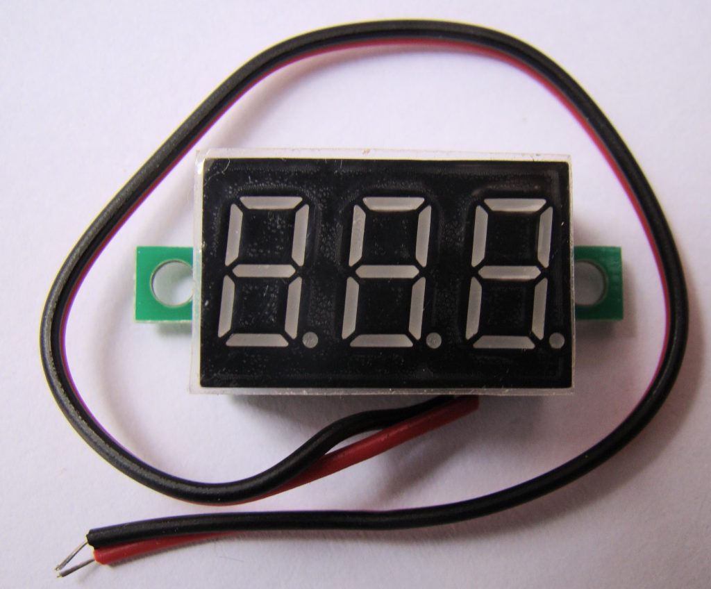 Two Wire Voltmeter 0.36 inch DC 4.5-30V Digital Voltmeter - Hacktronics