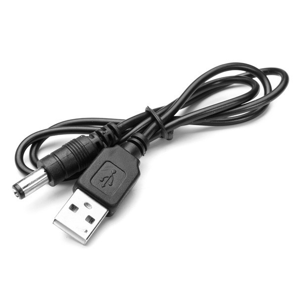USB Power Adapter Cable USB to DC (5.5-2.1MM) Copper Power Line ...