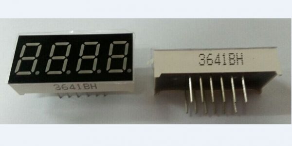 0.36 Inch Four Digit Bright Red Digital Seven Segment Display 3461BS ...