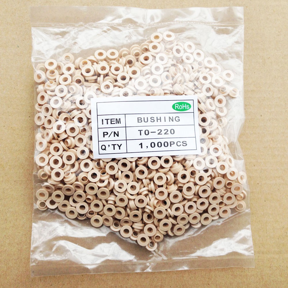 10 Pieces of High Temperature TO-220 Insulation Cap / Ring For M3 Screw ...