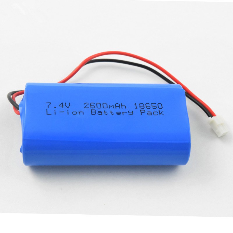 18650 3.7V Battery 2s1p Battery Pack Li-ion 7.4V 2500mAh Rechargeable ...