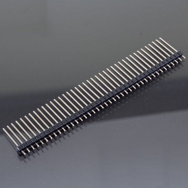 19mm Long Sided 1x40-Pin 2.54mm Breakaway Male Header Straight Berg ...