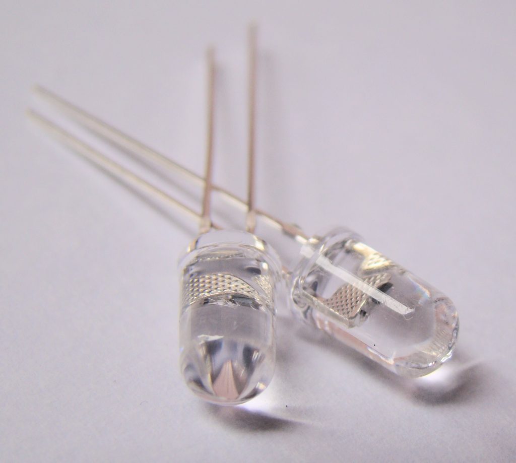 2 Pin 5mm RGB Multi Color Changing Flashing LED - Hacktronics