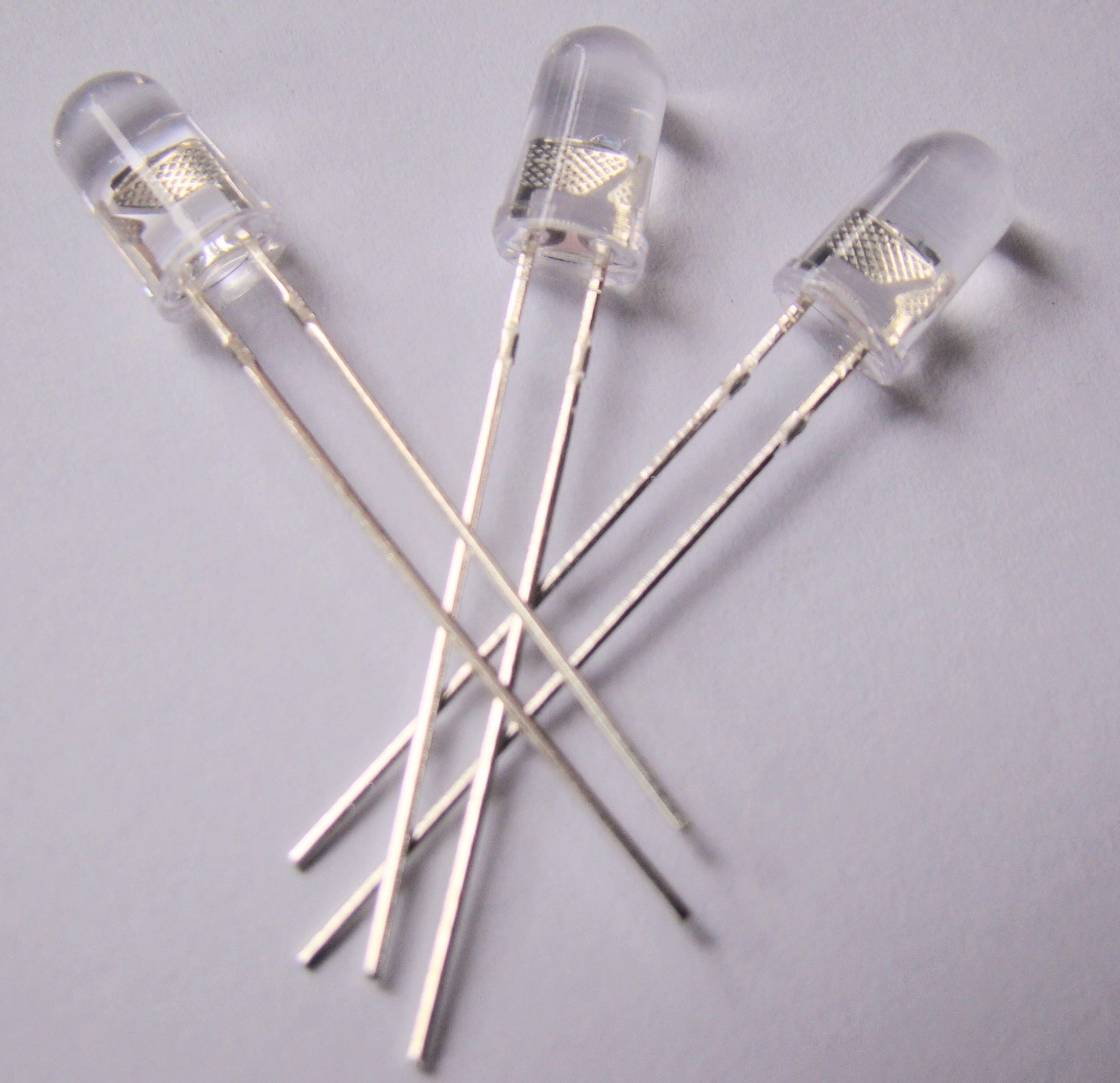 2 Pin 5mm RGB Multi Color Changing Flashing LED - Hacktronics