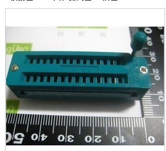 28 Pin ZIF DIP IC Socket Narrow Body - Hacktronics