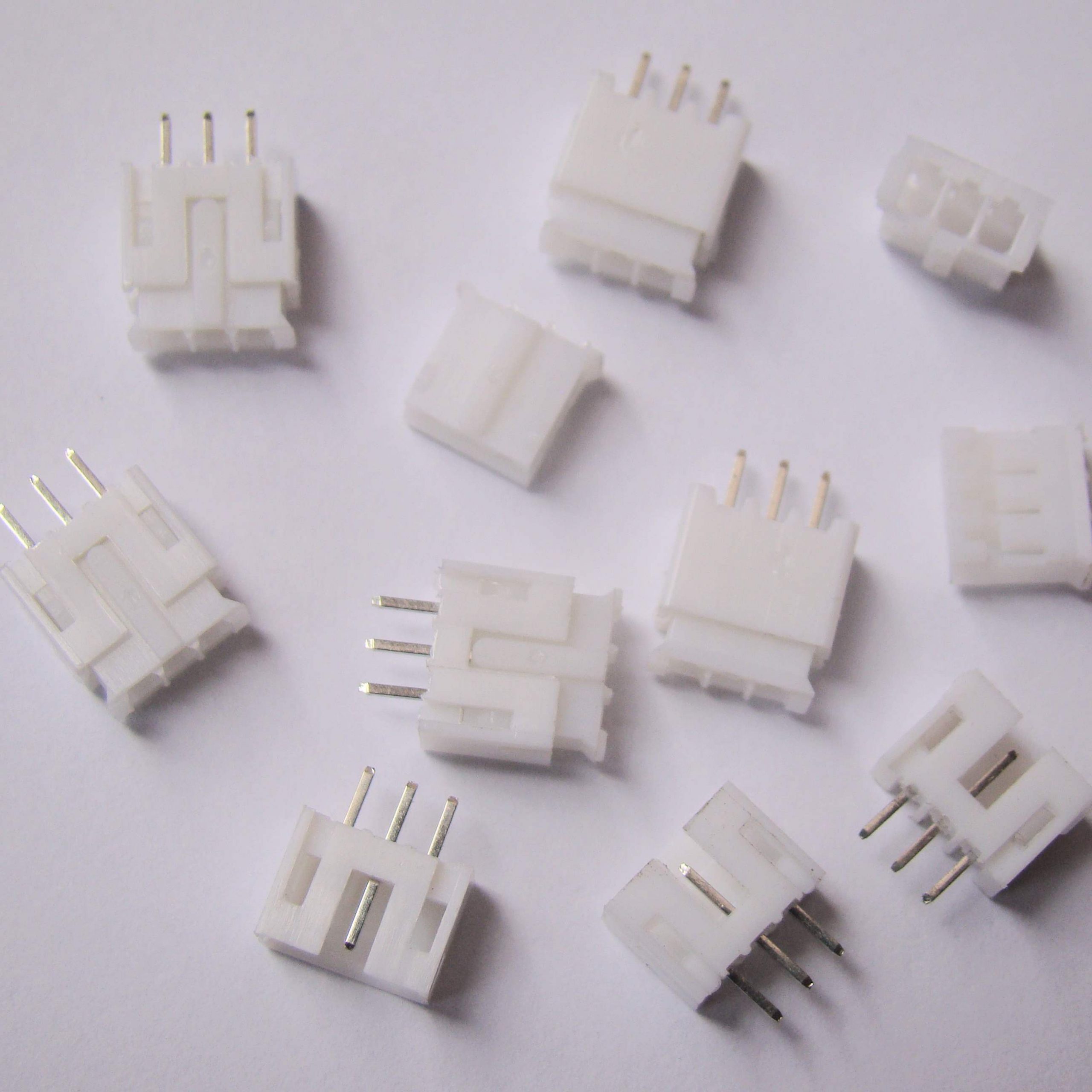 3 Pin Straight Pin Connector Plug PH2.0mm + Terminal Socket Straight ...