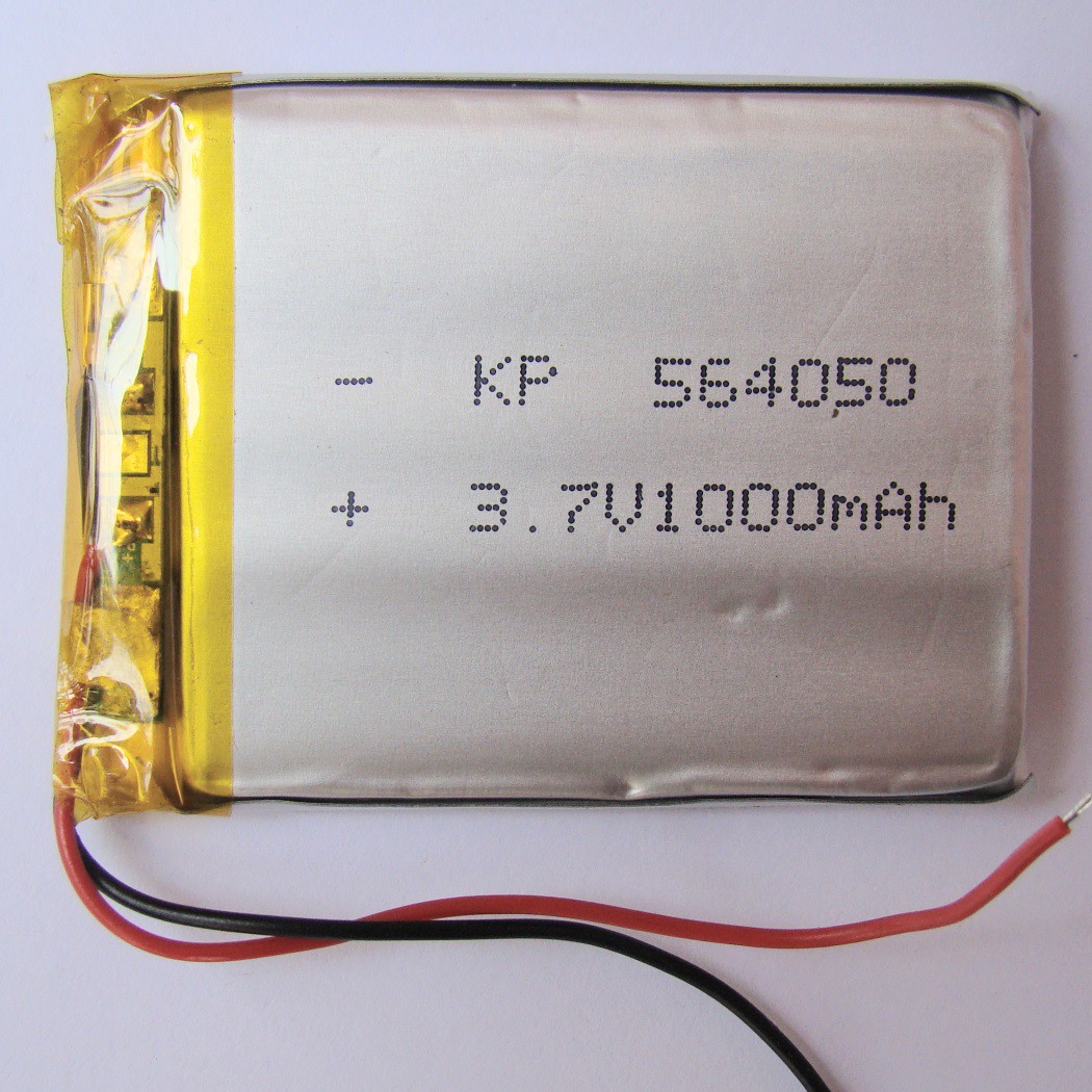 3.7V 1000mAh Lithium-Ion Battery - Hacktronics