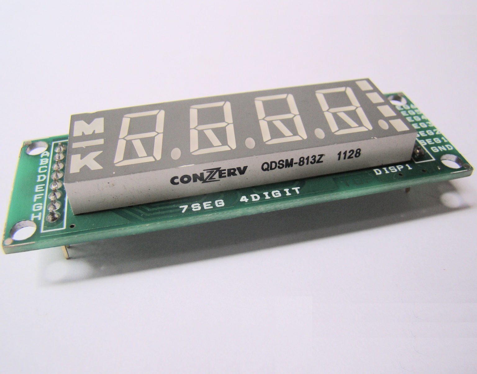 4 Digit 7 Segment Multiplexed Display Module - Hacktronics
