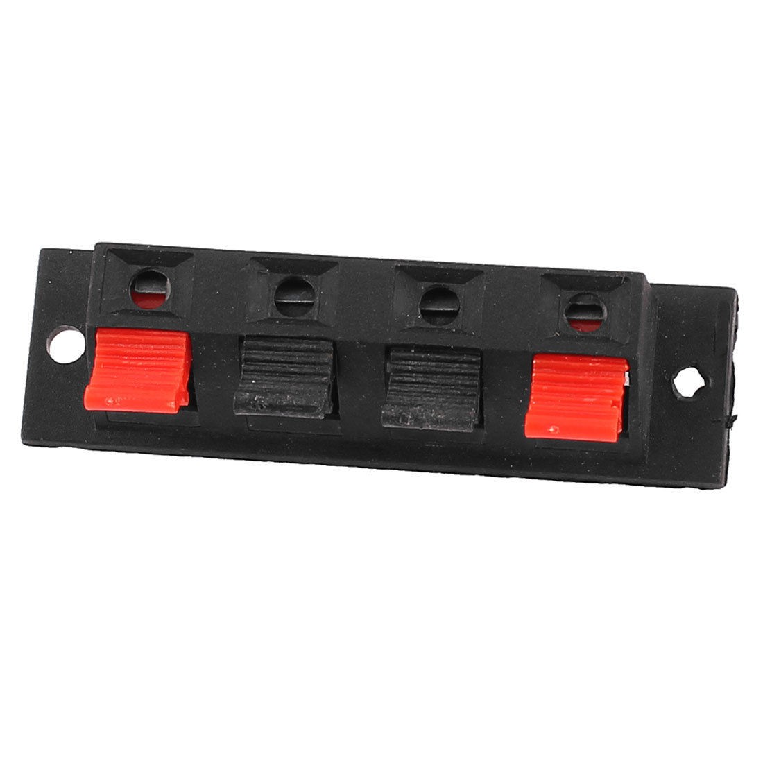 4 Pins Audio Speaker Test Spring Terminals Clip AC/DC Connectors Jack ...