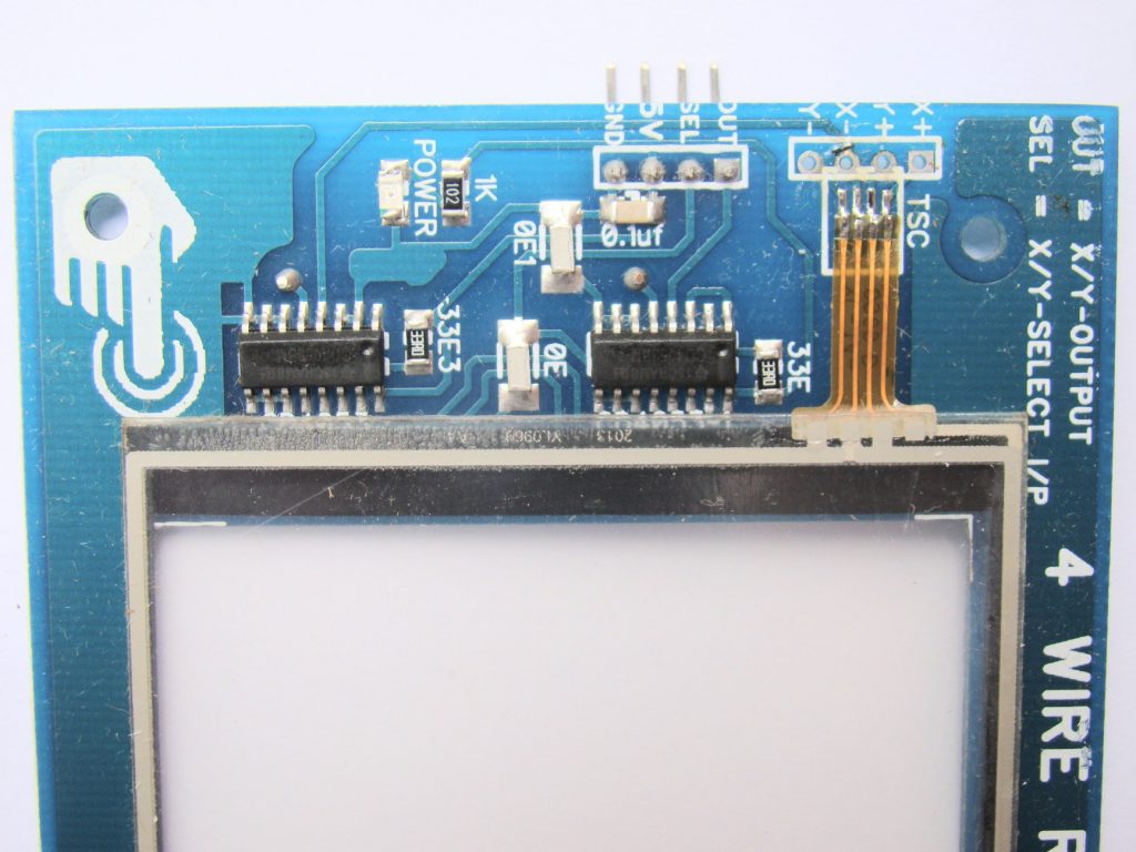4 Wire Resistive LCD Touch Screen Mux Panel Module - Hacktronics